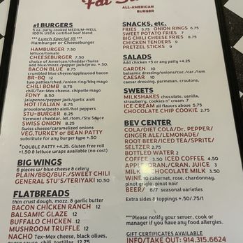 FAT STU’S ALL-AMERICAN BURGER - Updated August 2025 - 39 Photos & 45 ...