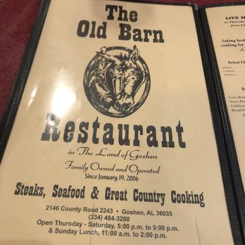 THE OLD BARN RESTAURANT - Updated July 2025 - 19 Photos & 20 Reviews ...