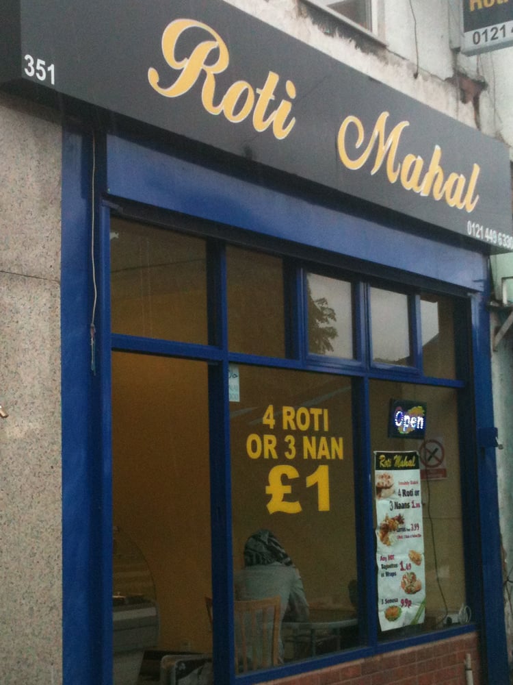 ROTI MAHAL - Open for Business - 351 Ladypool Road, Birmingham, West ...