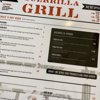 GUERRILLA GRILL - Updated July 2024 - 23 Photos & 12 Reviews - 176 Main ...