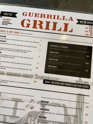 GUERRILLA GRILL - Updated July 2024 - 23 Photos & 12 Reviews - 176 Main ...