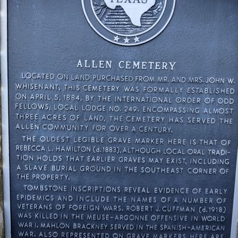 ALLEN CEMETERY - Updated July 2025 - 17 Photos - 411 E McDermott Dr ...