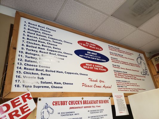 CHUBBY CHUCK’S SUBS - Updated August 2025 - 12 Photos & 52 Reviews ...