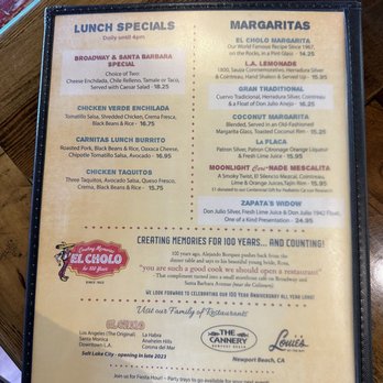 EL CHOLO - Updated February 2025 - 491 Photos & 622 Reviews - 8200 E ...