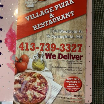 VILLAGE PIZZA - Updated January 2026 - 37 Reviews - 1164 Westfield St ...