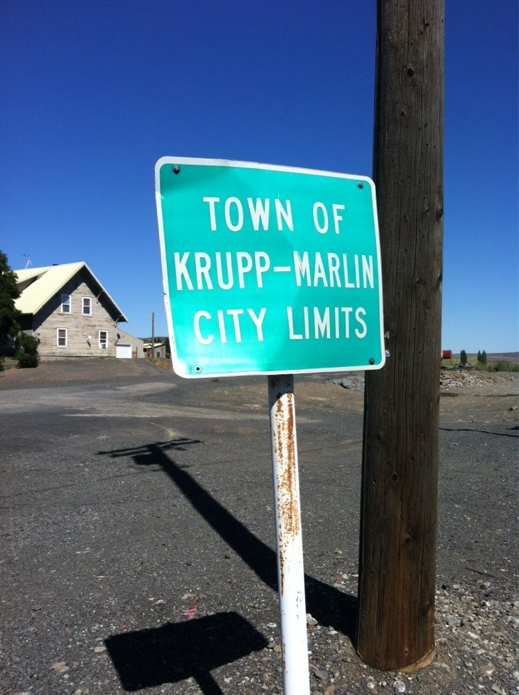 TOWN OF KRUPP - 299 N Urquhart Ave, Krupp, Washington - Police ...