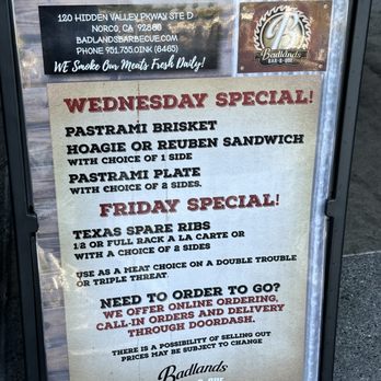 BADLANDS BBQ - Updated October 2024 - 904 Photos & 1532 Reviews - 120 ...