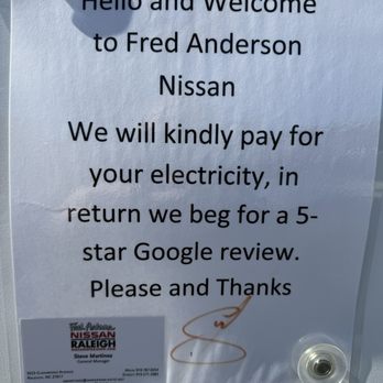 FRED ANDERSON NISSAN RALEIGH - Updated December 2025 - 27 Photos & 124 ...