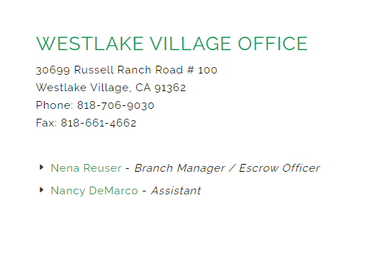 LANDMARK ESCROW - Updated August 2025 - 30699 Russell Ranch Rd ...