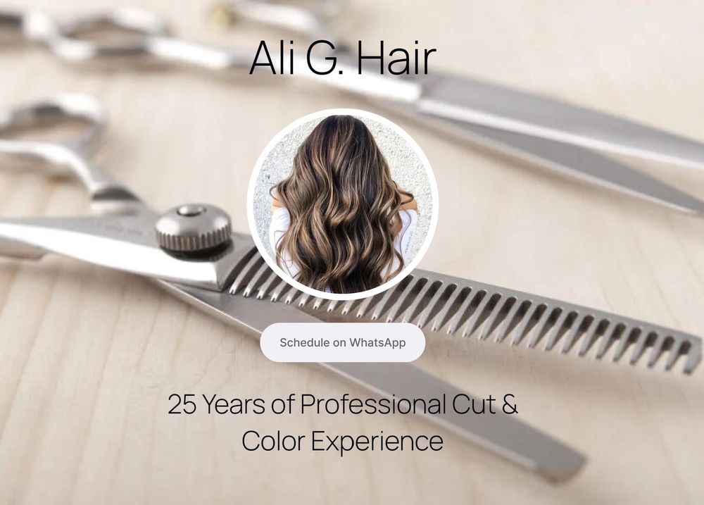ALI G. HAIR | MASTER STYLIST & COLORIST - Updated February 2024 - 10 ...