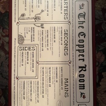 THE COPPER ROOM - Updated January 2025 - 288 Photos & 201 Reviews ...