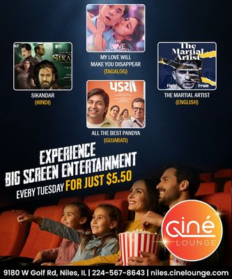 CINE LOUNGE - Updated December 2025 - 115 Photos - 9180 W Golf Rd ...