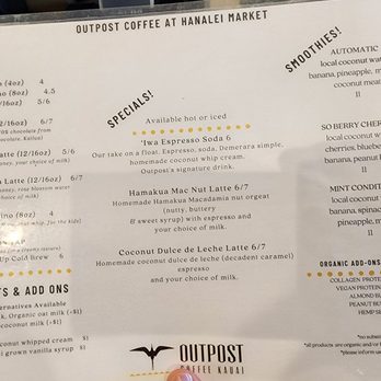 OUTPOST COFFEE KAUAI - Updated October 2025 - 25 Photos & 22 Reviews ...