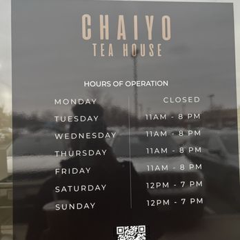 CHAIYO TEA HOUSE - Updated August 2025 - 18 Photos - 19321 E US Hwy 40 ...
