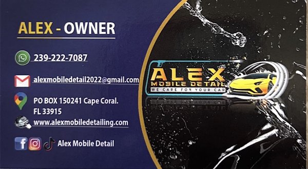 ALEX MOBILE DETAIL - Updated July 2025 - Request a Quote - Cape Coral ...