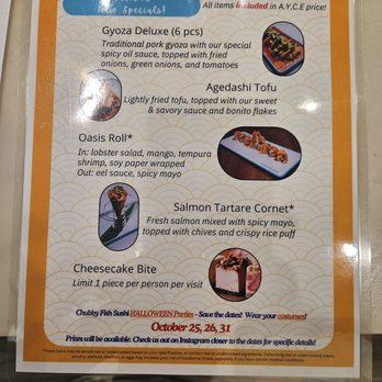 CHUBBY FISH SUSHI - Updated December 2024 - 388 Photos & 120 Reviews ...