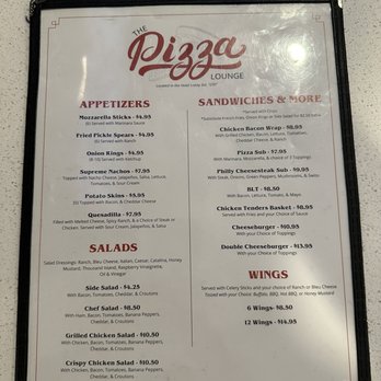 THE PIZZA LOUNGE - Updated October 2025 - 1920 Roschman Ave, Lima, Ohio ...