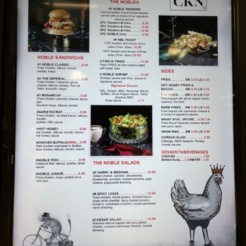 NOBLE CHICKEN - Updated December 2025 - 60 Photos & 45 Reviews - 4450 ...