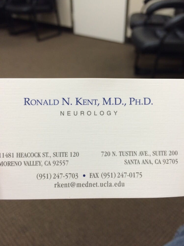 KENT RONALD N MD PHD - Updated July 2024 - 11481 Heacock St, Moreno ...