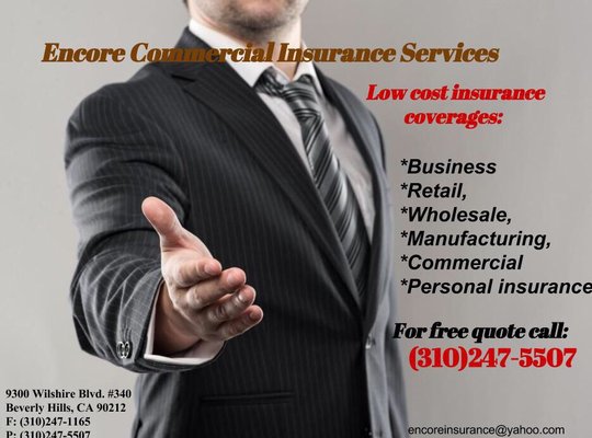 ENCORE COMMERCIAL INSURANCE SERVICES - Updated November 2025 - 27 ...