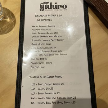 YUHIRO OMAKASE SUSHI AND HANDROLL BAR - Updated May 2024 - 65 Photos ...