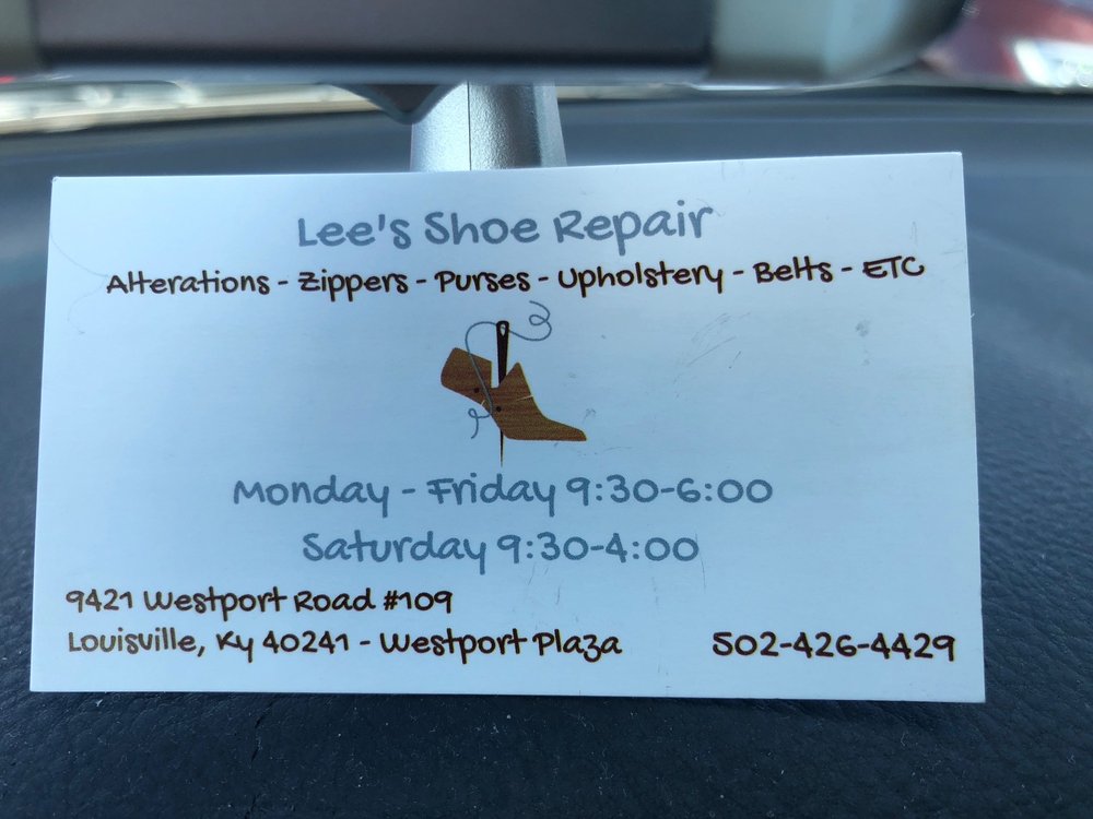 LEE’S SHOE REPAIR - Updated August 2025 - 9421 Westport Rd, Louisville ...