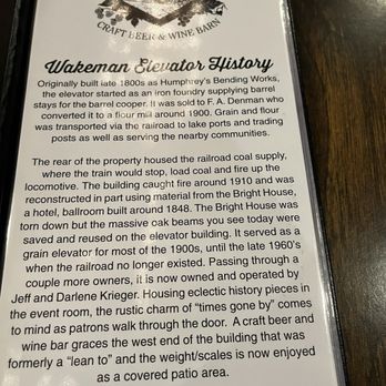 WAKEMAN ELEVATOR CRAFT BEER & WINE BARN - Updated December 2025 - 58 ...