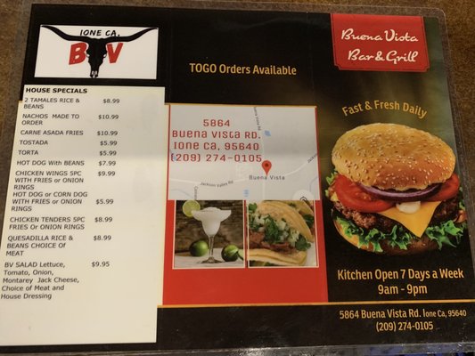 BUENA VISTA RESTAURANT AND SALOON - 22 Reviews - 5864 Buena Vista Rd ...