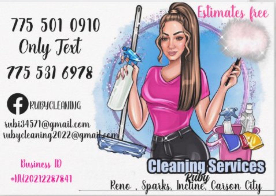 RUBY CLEANING - Request a Quote - Reno, Nevada - Home Cleaning - Phone ...