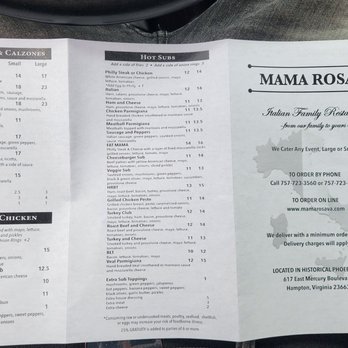 MAMMA ROSA’S ITALIAN FAMILY RESTAURANT - Updated January 2026 - 146 ...