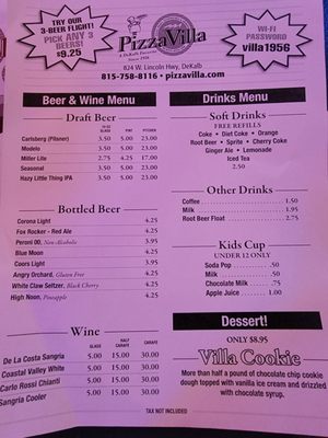 PIZZA VILLA - Updated March 2025 - 68 Photos & 110 Reviews - 824 W ...