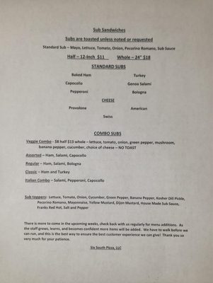 SIX SOUTH PIZZA - 6 S St, Cuba, New York - Salad - Restaurant Reviews ...