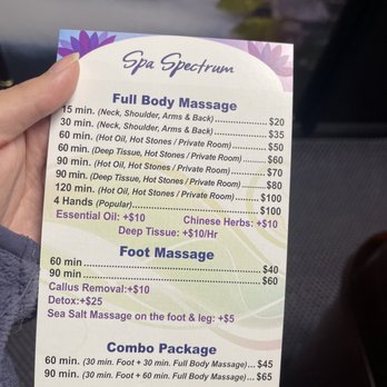 SPA SPECTRUM MASSAGE - Updated December 2024 - 96 Photos & 187 Reviews ...