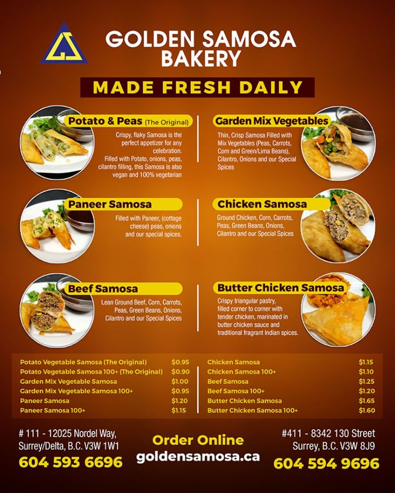 GOLDEN SAMOSA BAKERY - Updated December 2025 - 22 Photos & 14 Reviews ...