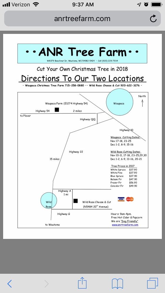 ANR TREE FARM - Updated May 2026 - W8379 Beechnut Dr, Wautoma ...