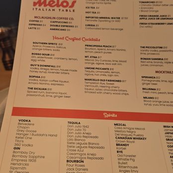 MELO’S ITALIAN TABLE - Updated March 2025 - 787 Photos & 405 Reviews ...