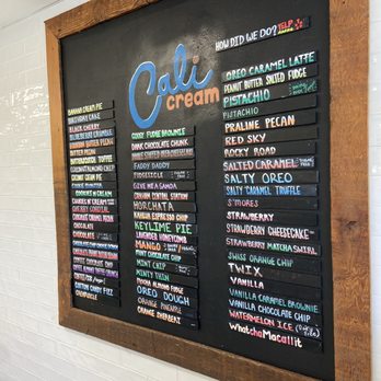 CALI CREAM HOMEMADE ICE CREAM - Updated June 2025 - 352 Photos & 353 ...