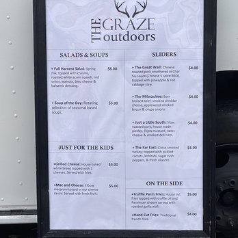 THE GRAZE OUTDOORS - Updated November 2025 - N71W13161 Appleton Ave ...