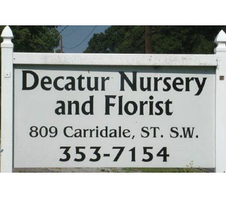 DECATUR NURSERY & FLORIST - Updated December 2025 - 809 Carridale St SW ...