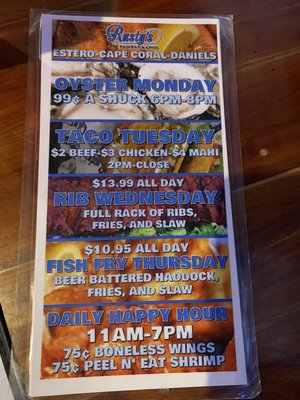 RUSTY’S RAW BAR AND GRILL - ESTERO - Updated January 2025 - 57 Photos ...