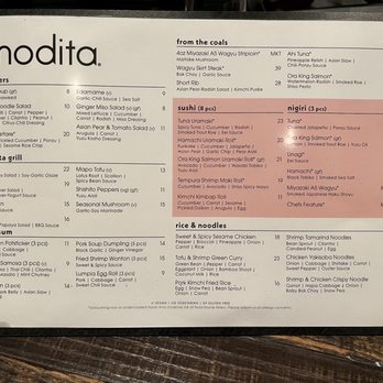 MODITA - Sushi Bar at 850 Massachusetts Ave, Indianapolis, Indiana ...