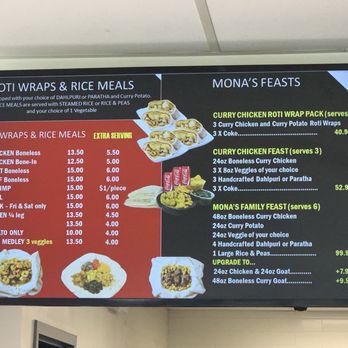 MONA’S ROTI-CARIBBEAN FOOD - Updated December 2025 - 140 Photos & 166 ...