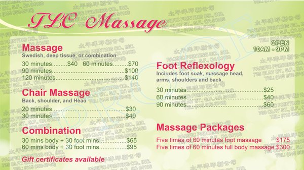 TLC MASSAGE - Updated December 2025 - 20 Photos & 55 Reviews - 122 ...
