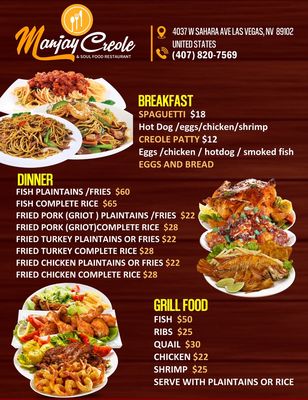 MANJAY CREOLE & SOUL FOOD RESTAURANT - Updated September 2025 - 15 Photos - 4037 W Sahara Ave ...
