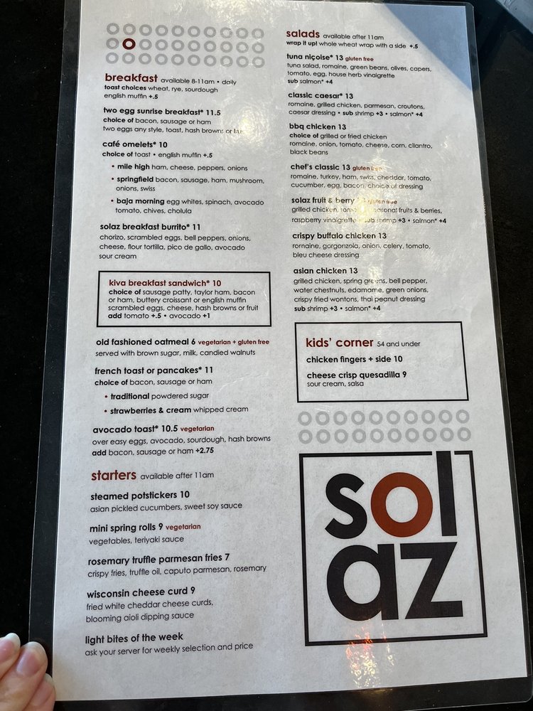CAFE SOLAZ - Updated December 2025 - 27980 N Trilogy Blvd, Peoria ...