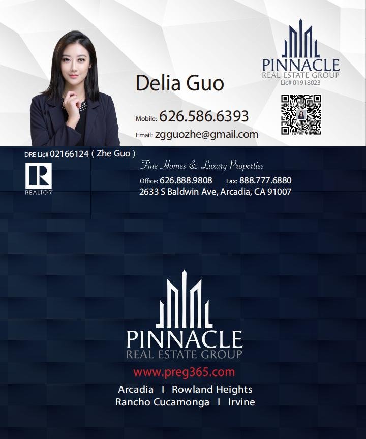 DELIA GUO - PINNACLE REAL ESTATE GROUP - Updated October 2025 - Contact ...