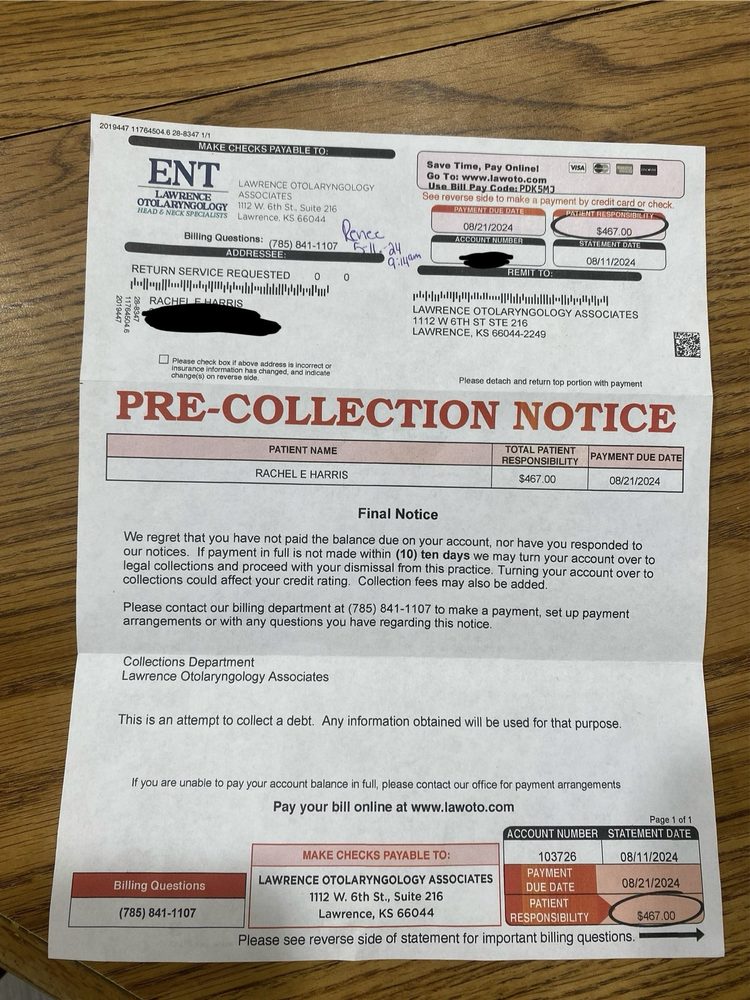 LAWRENCE OTOLARYNGOLOGY ASSOCIATES - Updated January 2026 - 1112 W 6th ...