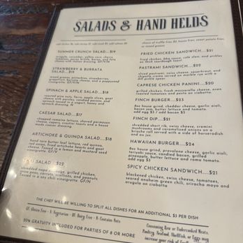 FINCH - Updated October 2025 - 1115 Photos & 841 Reviews - 32395 ...