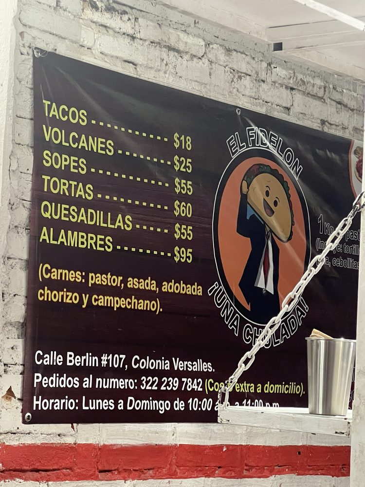 TACOS EL FIDELON - Berlín 107, Puerto Vallarta, Jalisco, Mexico - Tacos ...