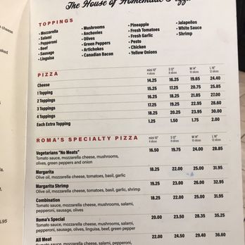 ROMAS PIZZERIA - Updated December 2024 - 396 Photos & 557 Reviews ...